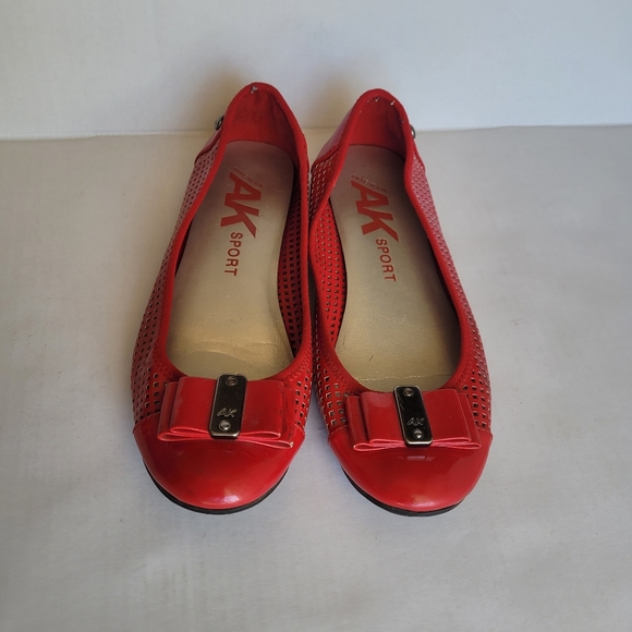 Anne Klein | Shoes | Anne Klein Sport Womens Aricia Red Perforated ...